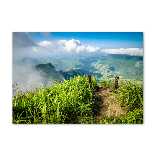 Union Rustic Trail at the Top - Kunstdrucke auf Leinwand - Wrapped Canvas | Wayfair.de
